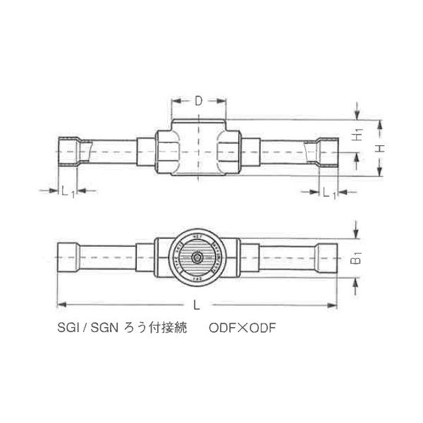 ▽概要SG型サイトグラスは次の用途に使用できます。●冷凍装置の液配管内の冷媒の状態の監視（たとえば過冷却が不十分であると気泡が生じます）●冷媒中の水分を検出●油分離器から圧縮機までの油戻りの監視。▽SGI型サイトグラスSGI型は水分の溶解傾...