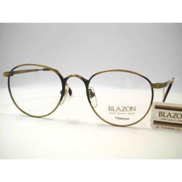 ■メガネ産地福井ＢＬＡＺＯＮが作ったMadeInJapanの逸品。 正統なボストン型メガネ、軽量チタン仕上げ！ 彫金を施したオシャレな山型ブリッジも一見の価値ありです！ ・48□19サイズ※商品はフレーム代金のみでございます。度無しレンズ、...