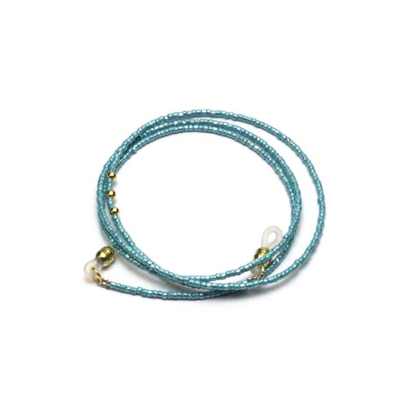 チェーンの長さ64センチビーズのメガネチェーンです。【こちらの商品はメール便で発送OK】配送方法でヤマトメール便を選択してください。お客様で選択しませんと、通常宅配便での発送になりますのでご注意ください。【日時指定・配送希望時間帯の指定はで...