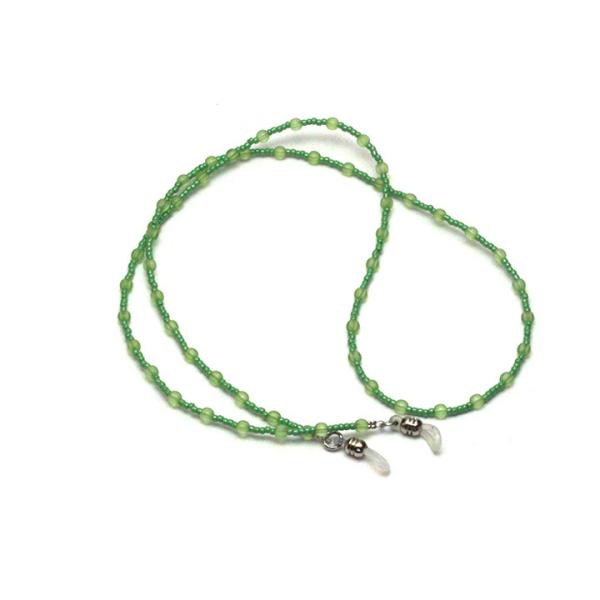 チェーンの長さ60センチビーズのメガネチェーンです。【こちらの商品はメール便で発送OK】配送方法でヤマトメール便を選択してください。お客様で選択しませんと、通常宅配便での発送になりますのでご注意ください。【日時指定・配送希望時間帯の指定はで...