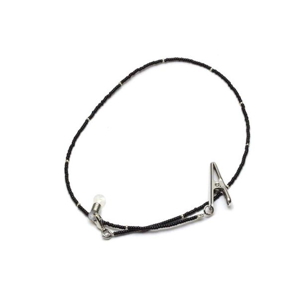 補聴器落下防止ストラップ　片耳用です。約30cmの長さです。【耳掛けタイプ】●本体にシリコンリングを通して固定し、落下を防止します。●イヤフック部分にカニ管をかけて、落下を防止します。【耳あなタイプ】●ループ状の取り出しテグスにカニ管を掛け...