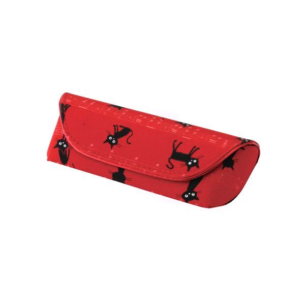 マグネット式、セミハード《商品説明》素材：アルミ/コットン（日本製）鼻当：あり内貼り：ブラック重量：50ｇ内寸：Ｗ155×Ｄ55×Ｈ28ｍｍMADE IN CHINA