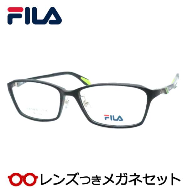 レンズつきメガネセット■品名 　FILAフィラメガネセット■サイズ 　56□16　140たて39×よこ135男性Ｍサイズ相当女性Ｌサイズ相当【サイズの基準】たて幅はフレームを含みますよこ幅は左右の蝶番の間隔です■フレームカラー　フロント：マ...