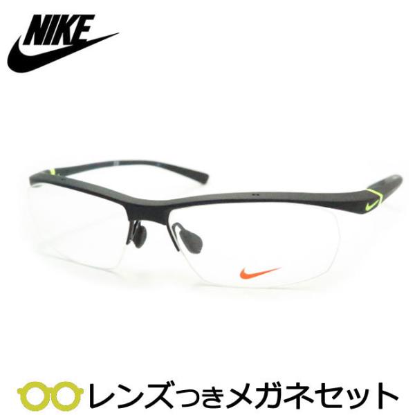 レンズつきメガネセット■品名 　NIKEナイキメガネセットボルテックスシリーズ　VORTEX■サイズ 　57□15　135たて34×よこ135男性S〜Mサイズ相当女性M〜Lサイズ相当【サイズの基準】たて幅はフレームを含みますよこ幅は左右の蝶...