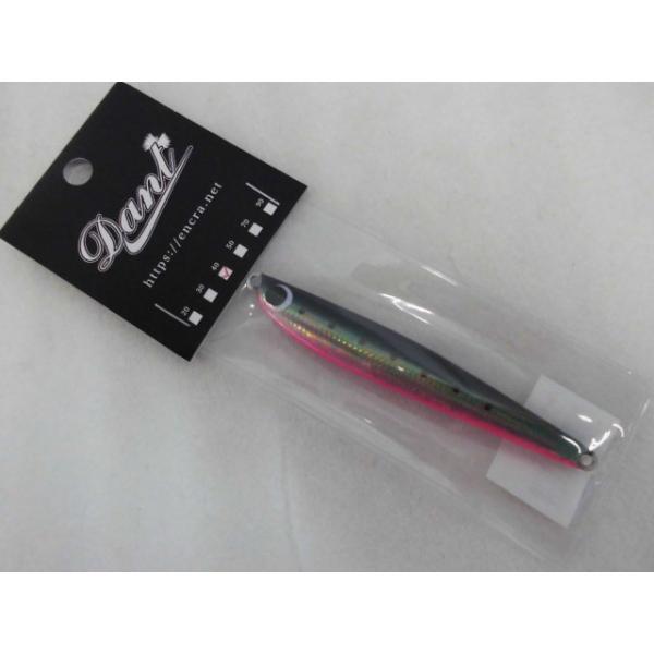 開発コンセプトは【原点回帰】。メタルジグの最大の面白さはアングラーが加える多彩なアクションに よって楽しめるものだったはず。 【Dant】（ダント）は、そんな自由でシンプルなメタルジグです。リトリーブではウォブンロール。フォールでは水平姿勢...