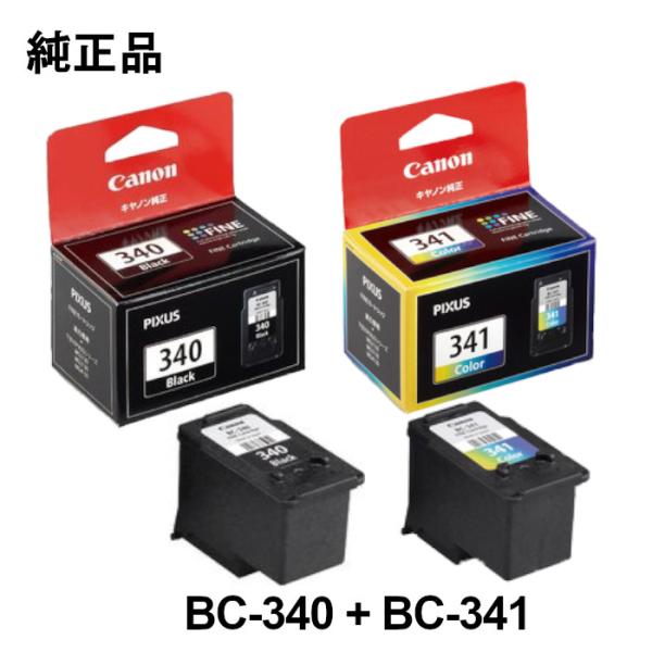 商品名FINEカートリッジ BC-340(ブラック) + BC-341(カラー)区分純正品メーカー名CANON型番BC-340(5213B001) BC-341(5215B001)標準価格(税別)OPEN対応機種PIXUS TS5130S/...