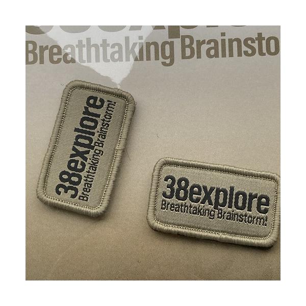 Patch38ベルクロパッチSMALL　×2個２枚セット質感大幅にアップグレード　サイズ 約46×25mm裏面はベルクロのフック面なのでベルクロのループ面やその他のくっつく生地に、最近はベルクロパッチがつけられるギアも増えてきていますので色...
