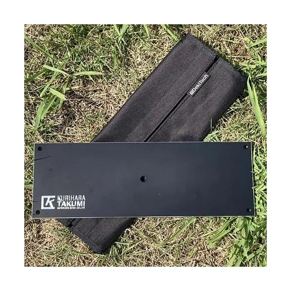 DuraTop(天板一枚) ケースセット※画像で合わせております三脚 (A38Carmagne) などは別売りです※ASINOPLATEでDuraTop二枚繋ぎ拡張が可能です (4枚目、８枚目画像)"DuraTop"はジュラルミンの削り出し...