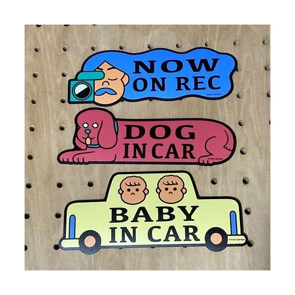 tempra garage car magnet　JUN OSON「アートを身近に !」をテーマにtempra cycleのマグネットシリーズ新作はアーティストの JUN OSON氏に描いてもらった「BABY IN CAR」「DOG IN ...