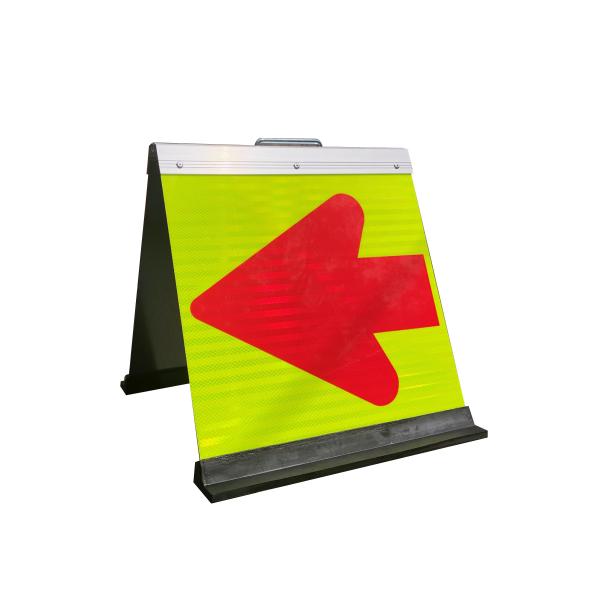 サイズ：W450×H500下地：蛍光イエロー高輝度地黒矢印重量：5.5kg