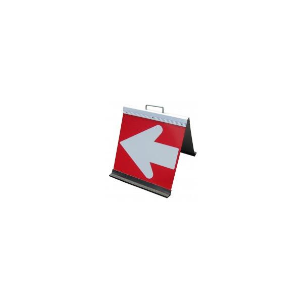 サイズ：W450×H500下地：反射　赤地白矢印重量：5.5kg