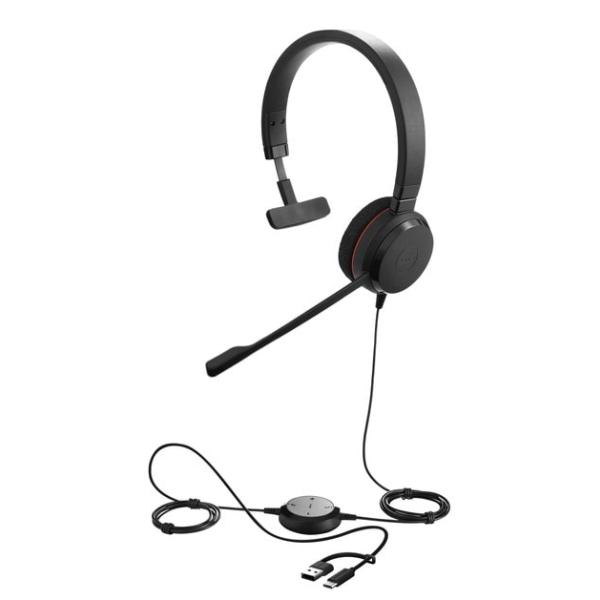 GNオーディオJabra Evolve 20 MS Mono USB C/A4993-823-169USBヘッドセット 片耳 MS認定