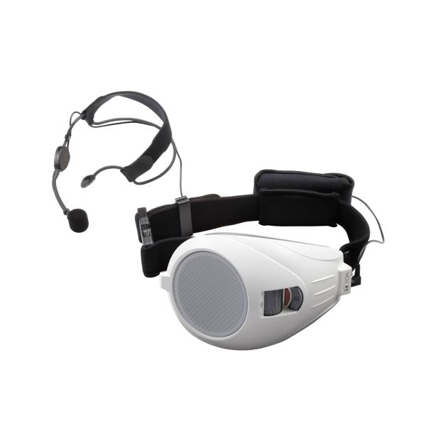 定格出力6W(単3形乾電池6本使用時、DC9V)の小形・軽量のハンズフリー拡声器です。腰にぴったり装着することができ、付属のヘッドセットマイクを使用すると両手が自由に使えます。また、付属品と同等のヘッドセットマイクER-1000HSを別売品...