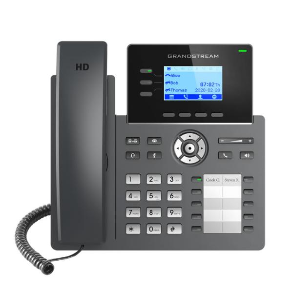 キャリアグレードIP電話機GRPシリーズのGRP2604は、大規模導入と容易な管理を可能にするゼロタッチプロビジョニング用にデザインされたベーシック3回線モデルです。これは生産性を最大化する5者間音声会議、内蔵 PoE(GRP2603P)を...