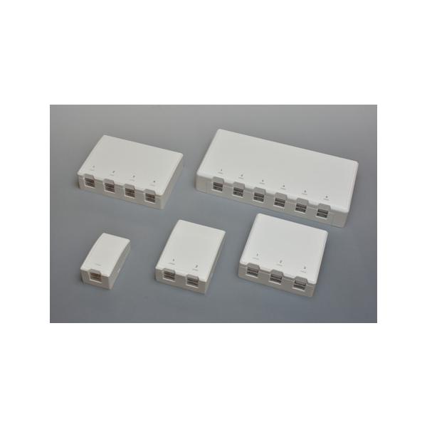 【基本情報】メーカー：日本製線型番：NSBOX1L-6AKIT商品名：Cat.6A　UTP　1個口ローゼットボックスキット