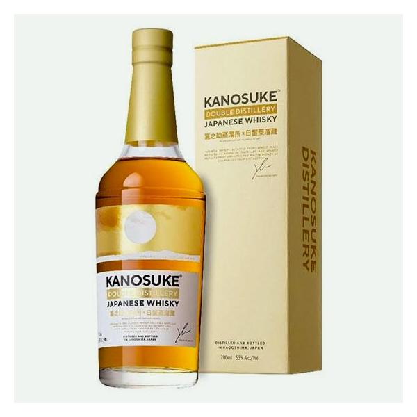 嘉之助 DOUBLE DISTILLERY（ダブルディスティラリー）KANOSUKE DOUBULE DISTILLERY原産国：日本 　小正醸造　嘉之助蒸留所　鹿児島容量：700ml度数：53度2023 年に発売した「シングルモルト嘉之助...