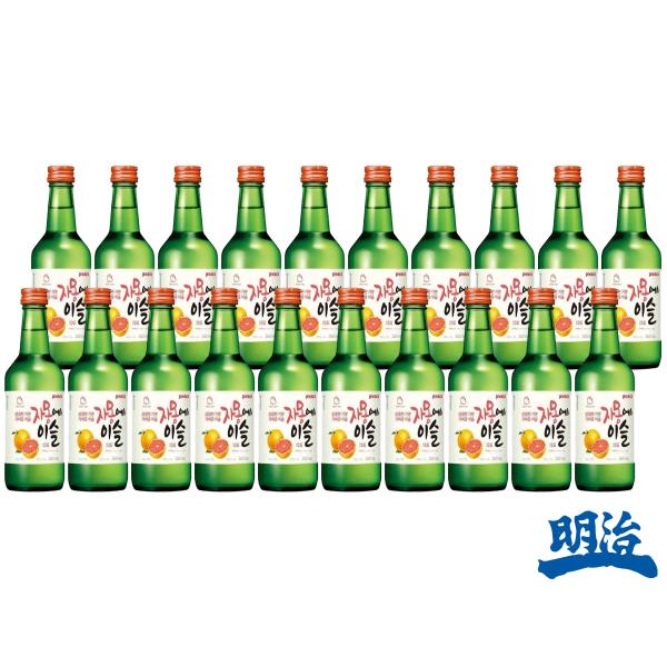 【眞露 チャミスル グレープフルーツ 360ml 1ケース 20本】産地 :　大韓民国生産者 : 眞露アルコール度数 : 13％容量 : 360ml※ケース販売品のため 同梱不可製品となります。※一回のご注文に限り 1セットとさせていただい...