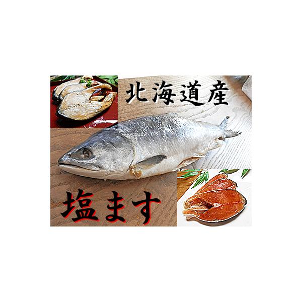 塩ます 北海道産 サイズの目安 1尾当り 重さ 約800g-1kｇ「１尾まるごとで切身無し」か「切り身」かのご指定可　切身にした場合、8-12切身が目安(切身数のご指定不可) 賞味期限：冷凍3ヶ月、冷蔵１日 保存方法 冷凍にて保管下さい 召...