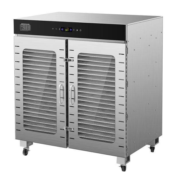 商品仕様グリッド層の数：6-44層素材:食品グレード304 ステンレス鋼温度調節：30℃〜90℃電圧:110V/50 60Hz消費電力：400W動作音レベル：45dbタイマー:12時間新規上場食品乾燥機：乾燥させることで果実・野菜・肉・魚な...