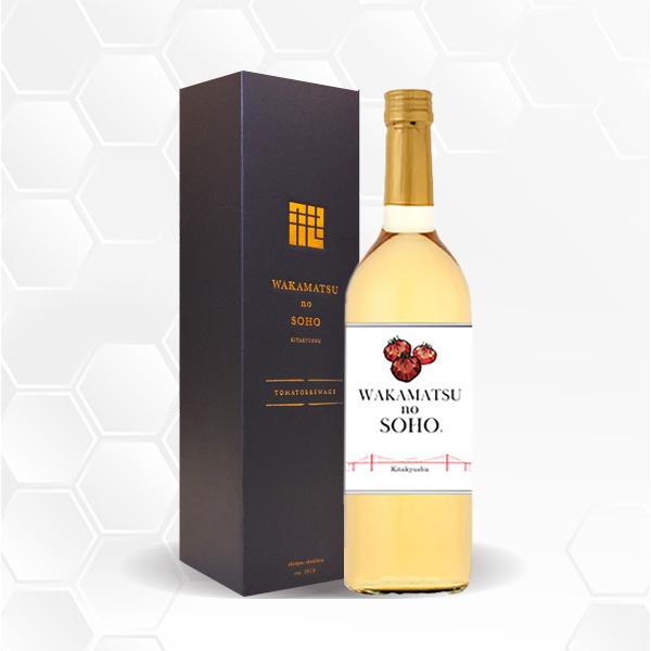 北九州市立大ひびきのキャンパス（若松区）で活動する学生団体「新風食研」が若松産のトマトで造ったお酒です。「若松の赭」はスーパーなどの店頭には並ばない規格外トマトを100％使用して実を皮ごと使う赤ワインの手法で仕込んだ1本。薄い黄金色に上品な...