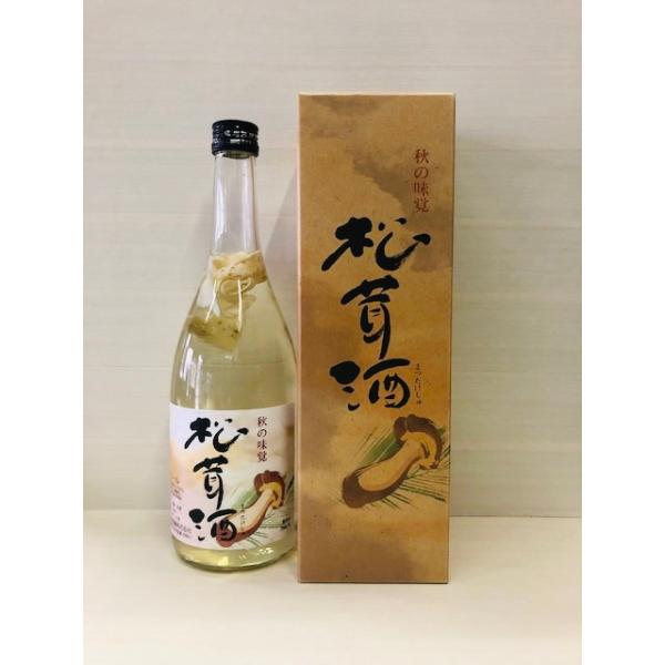信州銘醸（長野県上田市）原材料名　：清酒（国内製造）、松茸アルコール分　14度