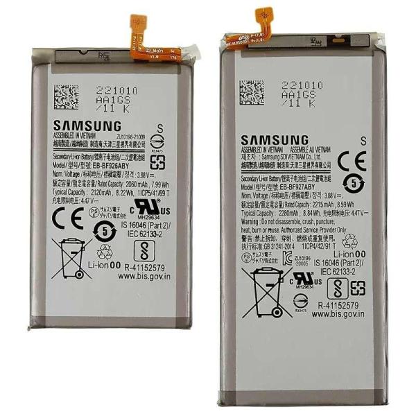 Samsung Galaxy Z Fold3 5G三星 W22 5G対応 バッテリー 2個SETドコモ SC-55Bau SCG11SM-F926 SM-F9260EB-BF926ABY 2120mAhEB-BF927ABY 2280mAh...