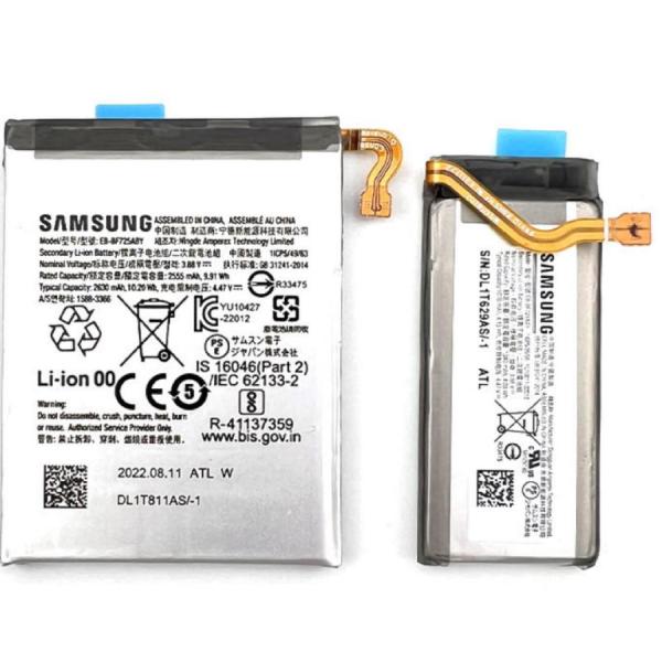 Galaxy Z Flip4Samsung 心系天下 三星 W23 Flip対応バッテリー 2個SETドコモ SC-54Cau SCG17楽天モバイル SM-F721CEB-BF724ABY 1,070mAhEB-BF725ABY 2,63...