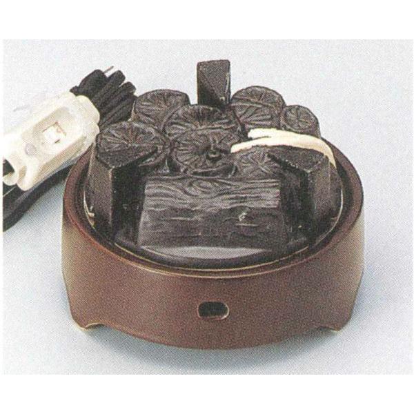 遠赤外線電気炭　本品の特徴●この電気炭は特殊技術により発熱体をセラミックスの中に埋め込んでいますので、万一水がかかっても断線の心配はなく安心してご使用いただけます。●お香を電気炭表面で焚くことが出来ます。●遠赤外線放射電気炭ですので通常の電...