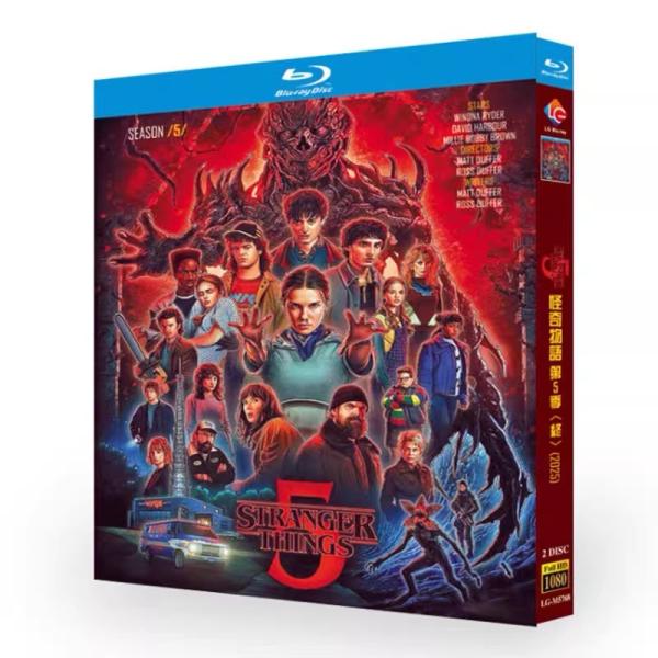 当店にない作品でもご提案いただけます仕様：海外輸入盤（国内再生可）種類：Blu-ray構成：シリーズ1／2／3／4／5音声：日本語・英語（切り替え可）字幕：日本語・英語（切り替え可）邦題：ストレンジャー・シングス 未知の世界英題：Stran...