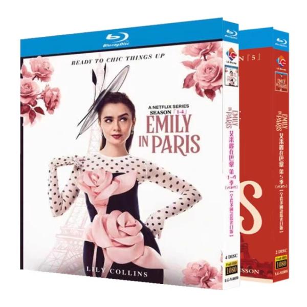 当店にない作品でもご提案いただけます仕様：海外輸入盤（国内再生可）種類：Blu-ray構成：シリーズ1／2／3／4／5音声：日本語・英語（切り替え可）字幕：日本語・英語（切り替え可）邦題：エミリー、パリへ行く英題：Emily in Pari...