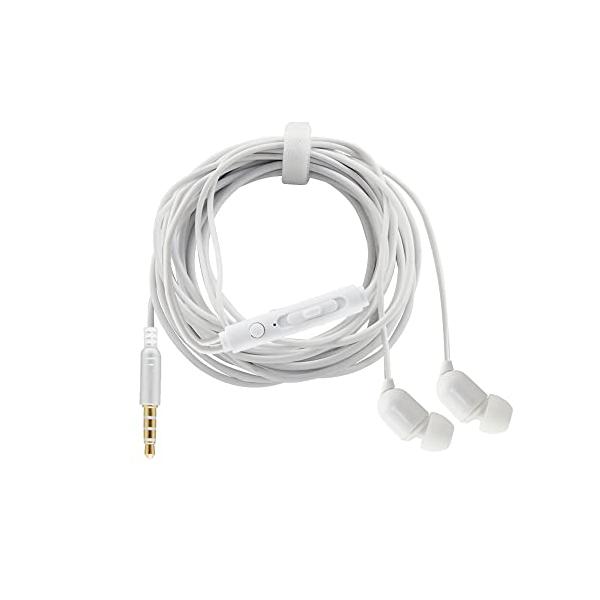 3メートルの長いコード: コードの長さはとても長くて、様々な環境に適用できるようにします。 曲を聴くのに適して、テレビを見ます。コードの長さは3メートルなので、遠くで聴いたり見たりすることができます。断線しにくい：丸型のコードを採用するので...