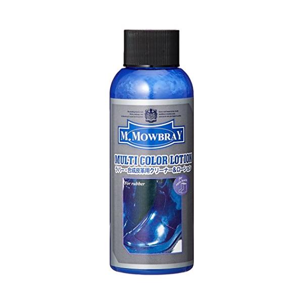 【特長】 　モラバー（ゴム）・ビニール・合成皮革製品専用のケアローションです。布にローションをとり、さっと拭くだけで汚れ落としとツヤ出し効果が あります。【用量】100ml【用途】・ラバー（ゴム）・ビニール・合成皮革の靴、 ブーツ、パンプス...