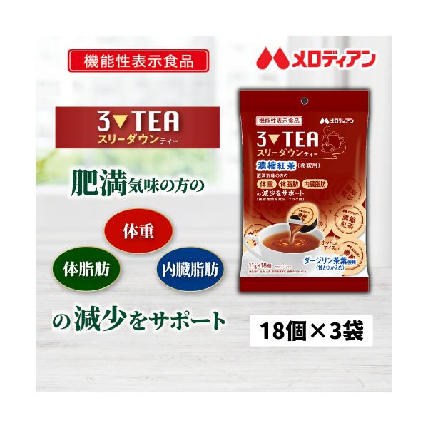 ダージリン茶葉使用。甘さ控えめの濃縮紅茶（希釈用）酸化しにくい容器で紫外線から中身を守り、香り成分の放出を防ぐ。アイスにもホットにも、お湯やお水でさっと混ぜるだけで。機能性関与成分：エラグ酸3mg配合。エラグ酸は肥満気味の方の体重、体脂肪、...