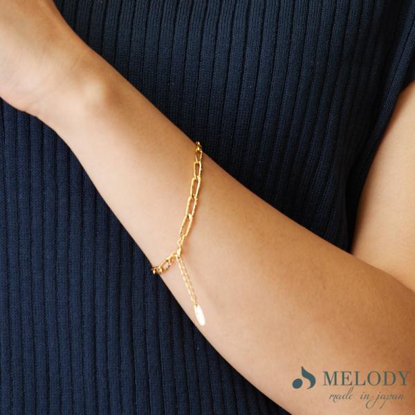 送料無料 日本製 ブレスレット チェーン 喜平 上品 エレガント シンプル アクセサリー プレゼント オフィス プチプラ レディース 流行 トレンド おしゃれ 上品 揺れる 華奢 ワンポイント 大人 お呼ばれ パーティー 二次会 フェミニン...