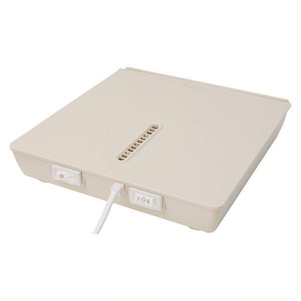 【商品について】本体にのって下からの風で涼める、乗るタイプの扇風機幅260×奥行270×高さ45mmでまるで体重計のような、薄型のコンパクトサイズ。本体にのると内部に搭載されたファンが自動で回転、足元から強烈に吹く風で涼むことができます。本...