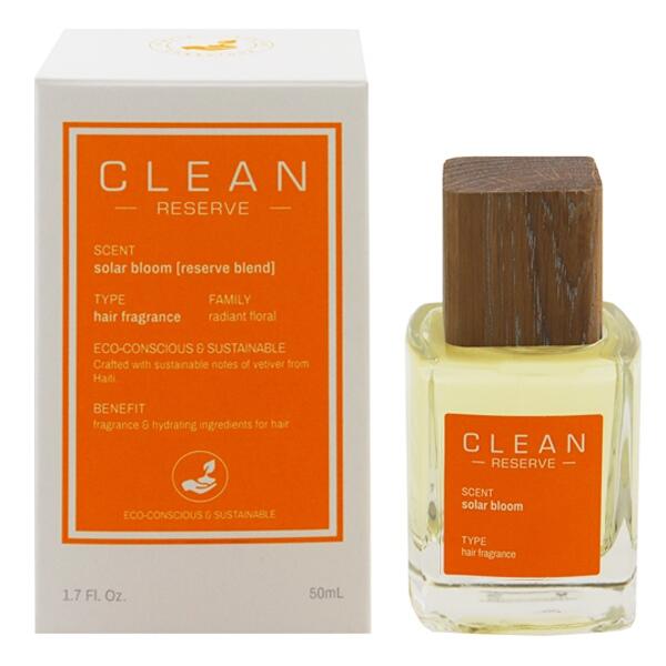 キーワード[ 香水・フレグランス:フレグランス系ヘアケア・バス用品:スタイリング剤・ヘアフレグランス ] 商品名[ クリーン リザーブソーラーブルームヘアフレグランス 50ml ] 英語名[ CLEAN RESERVE SOLAR BLOO...