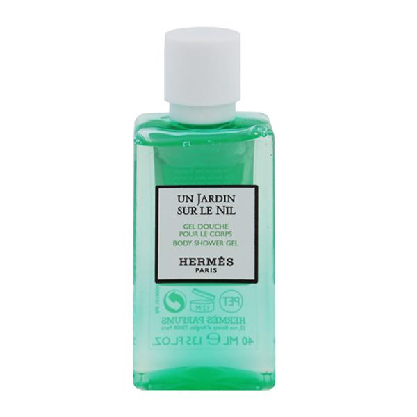 キーワード[ 香水・フレグランス:フレグランス系ヘアケア・バス用品:入浴料・シャワージェル ] 商品名[ エルメス ナイルの庭パフュームドシャワージェル 40ml ] 英語名[ HERMES UN JARDIN SUR LE NIL SHO...