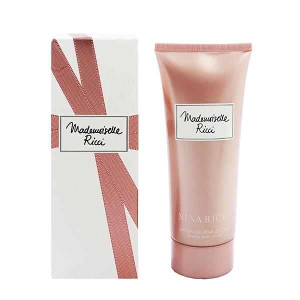 キーワード[ 香水・フレグランス:フレグランス系コスメ:ボディケア:ボディローション ] 商品名[ ニナリッチ マドモアゼルリッチーボディローション 200ml ] 英語名[ NINA RICCI MADEMOISELLE RICCI BO...