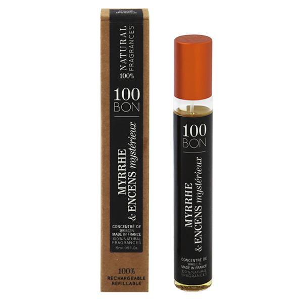 キーワード[ 香水・フレグランス:フルボトル:ユニセックス・男女共用 ] 商品名[ ソンボン ミルラ＆アンサンスコンソントレ オーデパルファム スプレータイプ 15ml ] 英語名[ 100BON MYRRHE ＆ ENCENS MYSTE...