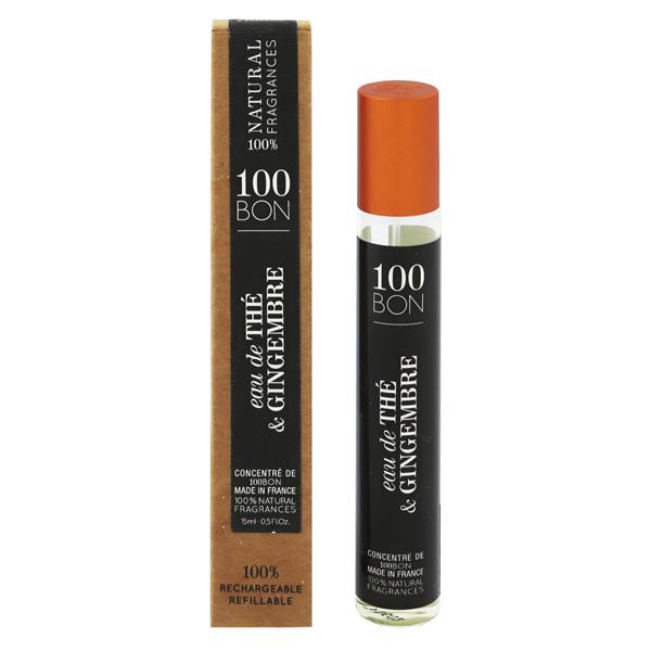 キーワード[ 香水・フレグランス:フルボトル:ユニセックス・男女共用 ] 商品名[ ソンボン オー・ド・テ＆ジンジャーコンソントレ オーデパルファム スプレータイプ 15ml ] 英語名[ 100BON EAU DE THE ＆ GINGE...
