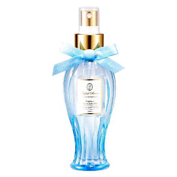 香りつづく！ちゃんとうるおう！ヘア＆ボディミスト。可憐な花々とフレッシュなフルーツが響き合う透明感あふれるピュアな香りフローラル＆フレッシュフルーツの香りTOP : イタリア産マンダリン、イタリア産レモンMIDDLE : ワイルドジャスミン...