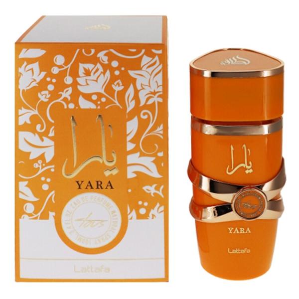 キーワード[ 香水・フレグランス:フルボトル:レディース・女性用 ] 商品名[ ラッタファ ヤラトゥス オーデパルファム スプレータイプ 100ml ] 英語名[ LATTAFA YARA TOUS EAU DE PARFUM SPRAY ...