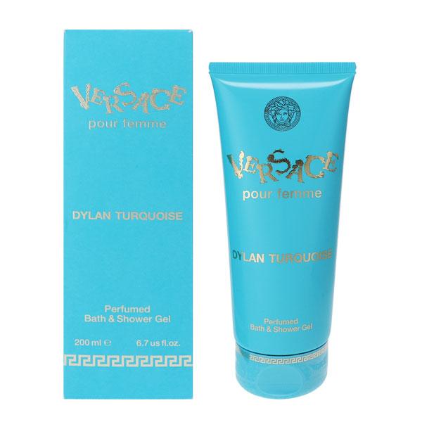 キーワード[ 香水・フレグランス:フレグランス系ヘアケア・バス用品:入浴料・シャワージェル ] 商品名[ ヴェルサーチェ ヴェルサーチェプールフェムディランターコイズバス＆シャワージェル 200ml ] 英語名[ VERSACE VERSA...