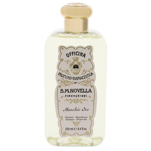 サンタ・マリア・ノヴェッラのシャンプー＆シャワージェル ゴールドマスクが、あなたの体と髪を優しく洗い上げます。 キーワード[ 香水・フレグランス:フレグランス系ヘアケア・バス用品:ヘアシャンプー ] 商品名[ サンタ・マリア・ノヴェッラ シ...