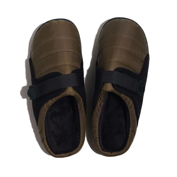 2023FW横ズレ防止のサポートベルトを付属して、悪路でもリラックス。定番のパーマネントコレクションに横ズレ防止のサポートベルトを付属。見た目も機能もグレードアップ。SUBU「誰も知らない冬のサンダル」UNEXPECTED WINTER S...