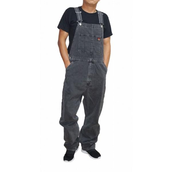 新品 ♪★ リーバイス Levis オーバーオール 黒 ユーズド加工 79107-0006 メンズ ワークウエア  ★