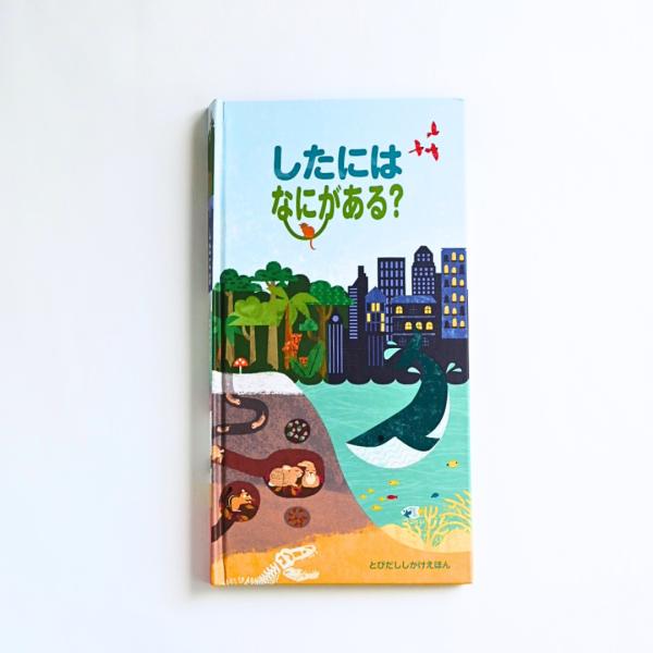 森林や地層や広い海、都市の道路の下には、生き物や恐竜の骨、化石など、不思議な色々なものがみつかります。どんな冒険が待っているのか、ページをめくる楽しみが広がります。お子様の好奇心を育む、楽しいしかけ絵本を、一緒にのぞいてみましょうサイズ　3...