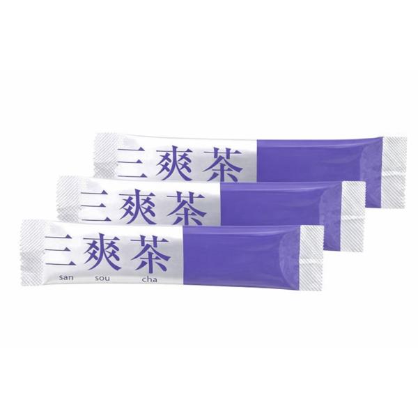 柳茶（リュウチャ）というバラ科の植物を主原料としたものです。柳茶はチベットではその枝や葉を利用し、健康維持に役立ててきました。「三爽茶」は柳茶に加え、ハスの葉、スギナ、シベリア人参を配合しています。