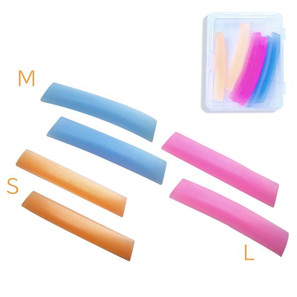 【商品名】明蘭堂シリコン軟らかいまつ毛パーマ用ロッドTL  【サイズ】 Sサイズ×2個/Mサイズ×2個/Lサイズ×2個【色】 ピンク/ブルー/オレンジ【材質】 シリコンプロ用 シリコン まつ毛パーマ  セルフ リフトロッドサイズ分け業務用M...