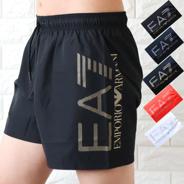 サーフパンツ 水着 メンズ・ブランド : EMPORIO ARMANI エンポリオ アルマーニ・品番       : A09682 0WDAP・カラー　：MC004 / ブラックｘゴールドロゴ　　　　　：MC026 / ブラックｘシルバーロ...